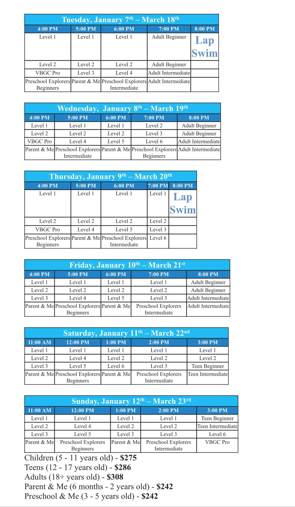 Swim Lessons — Variety Boys & Girls Club of Queens