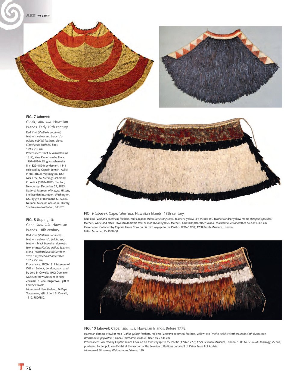 Cultural History In Focus | “Royal Hawaiian Featherwork (Na Hulu Ali’i ...