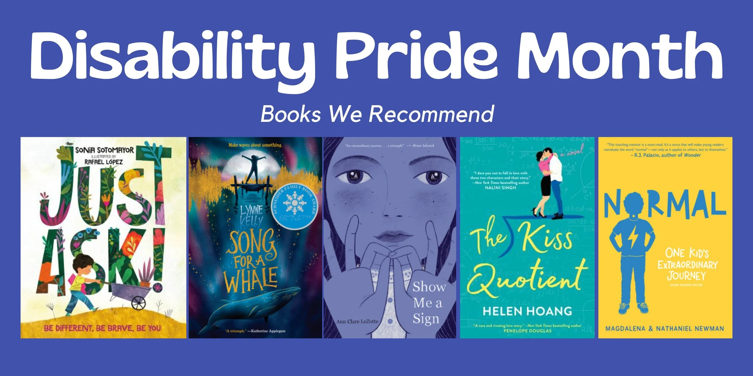 Books to Read This Disability Pride Month — The Bronx is Reading