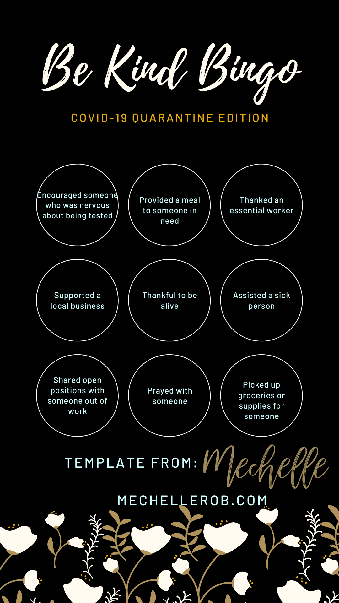 Quarantine Boredom Cure — Dr. Mechelle Roberthon