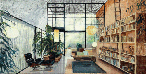 CHARLES & RAY EAMES HOUSE — Bea Sarrias — Artist