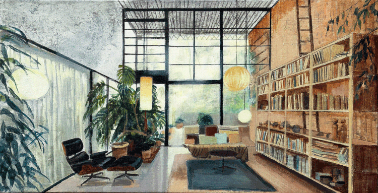 CHARLES & RAY EAMES HOUSE — Bea Sarrias — Artist