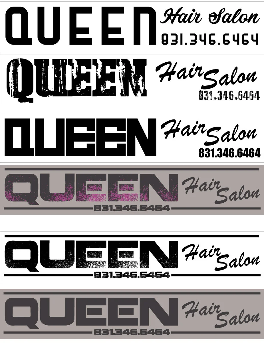 QUEEN – Hand Painted Sign Process — GRAPHICJULES