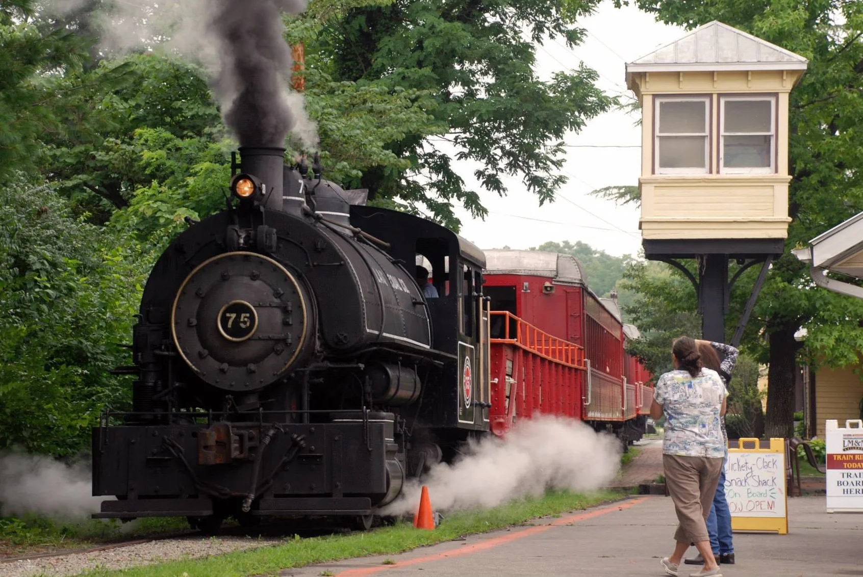 Summer Steam Train — Lebanon Mason Monroe Railroad