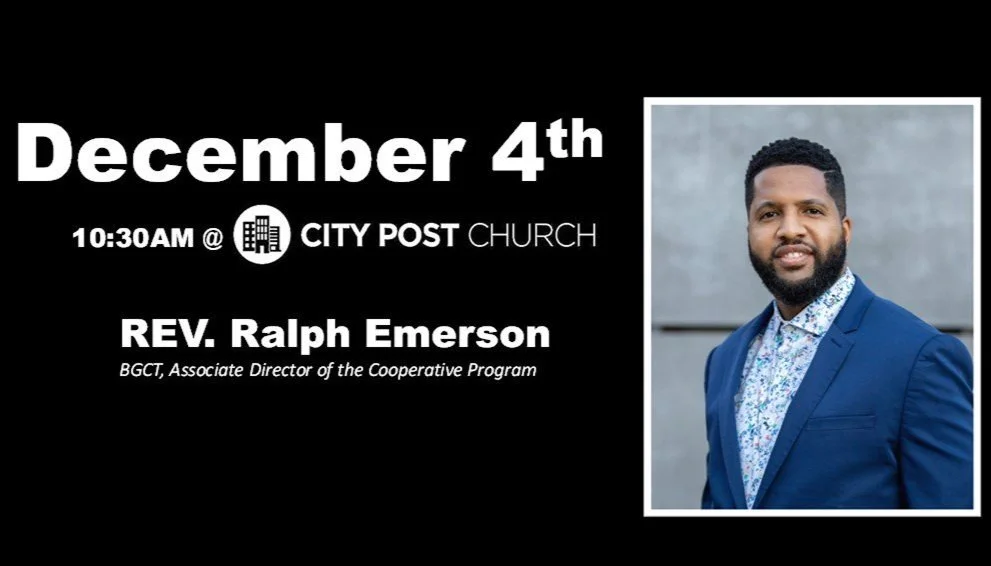 Guest Speaker Rev. Ralph Emerson — City Post Church