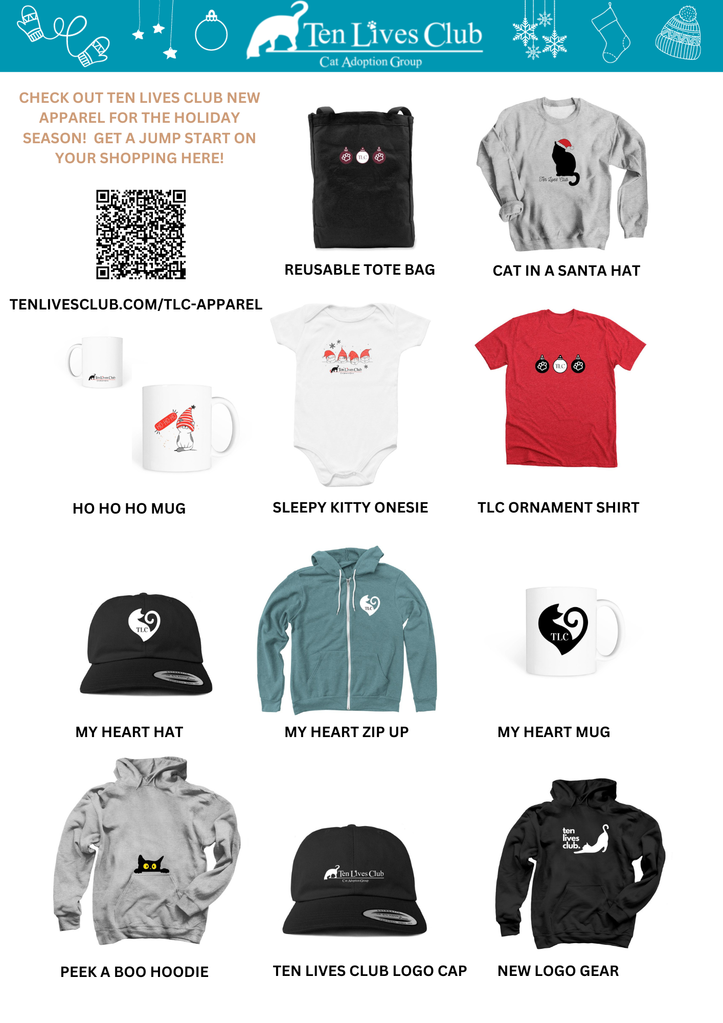 TLC Apparel — Ten Lives Club