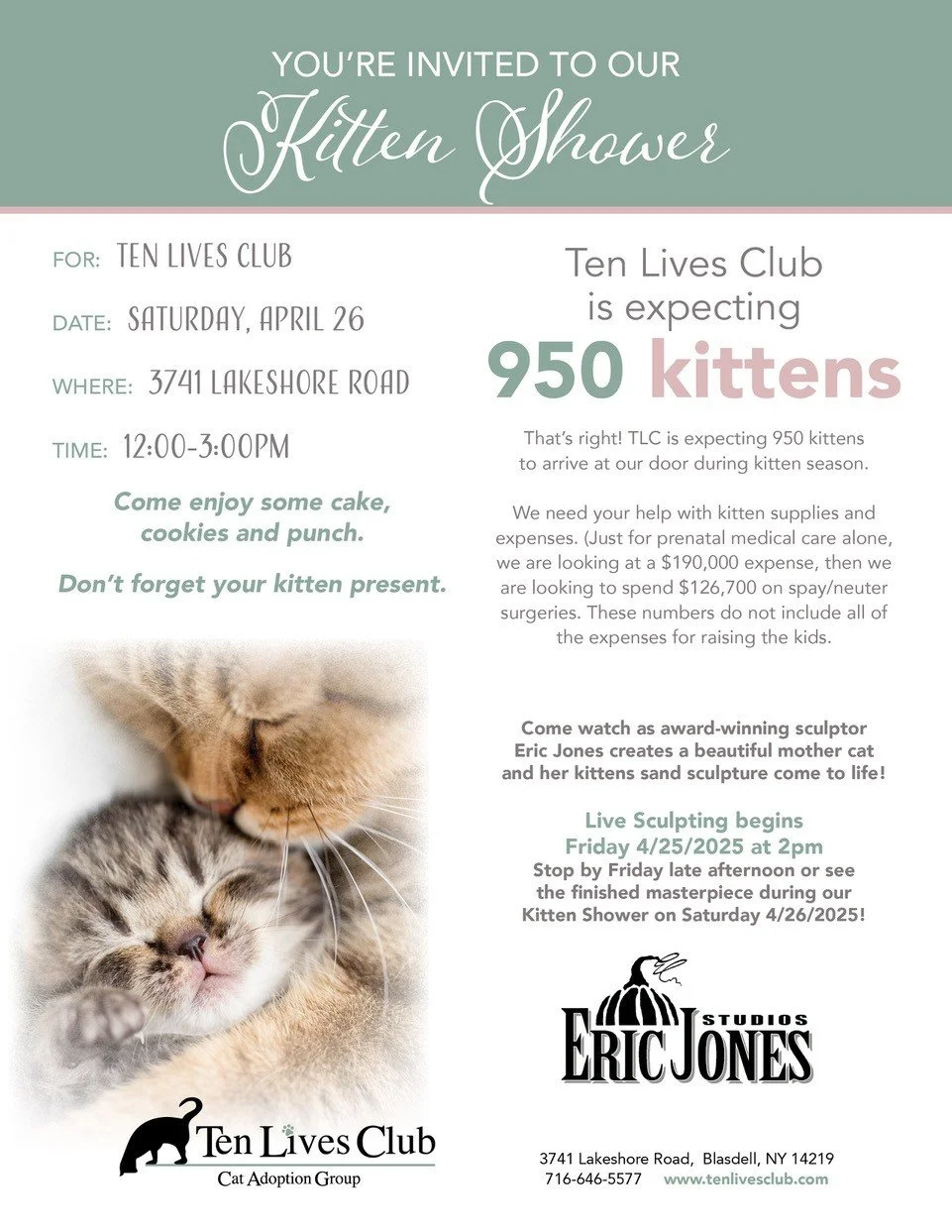2025 Kitten Shower — Ten Lives Club