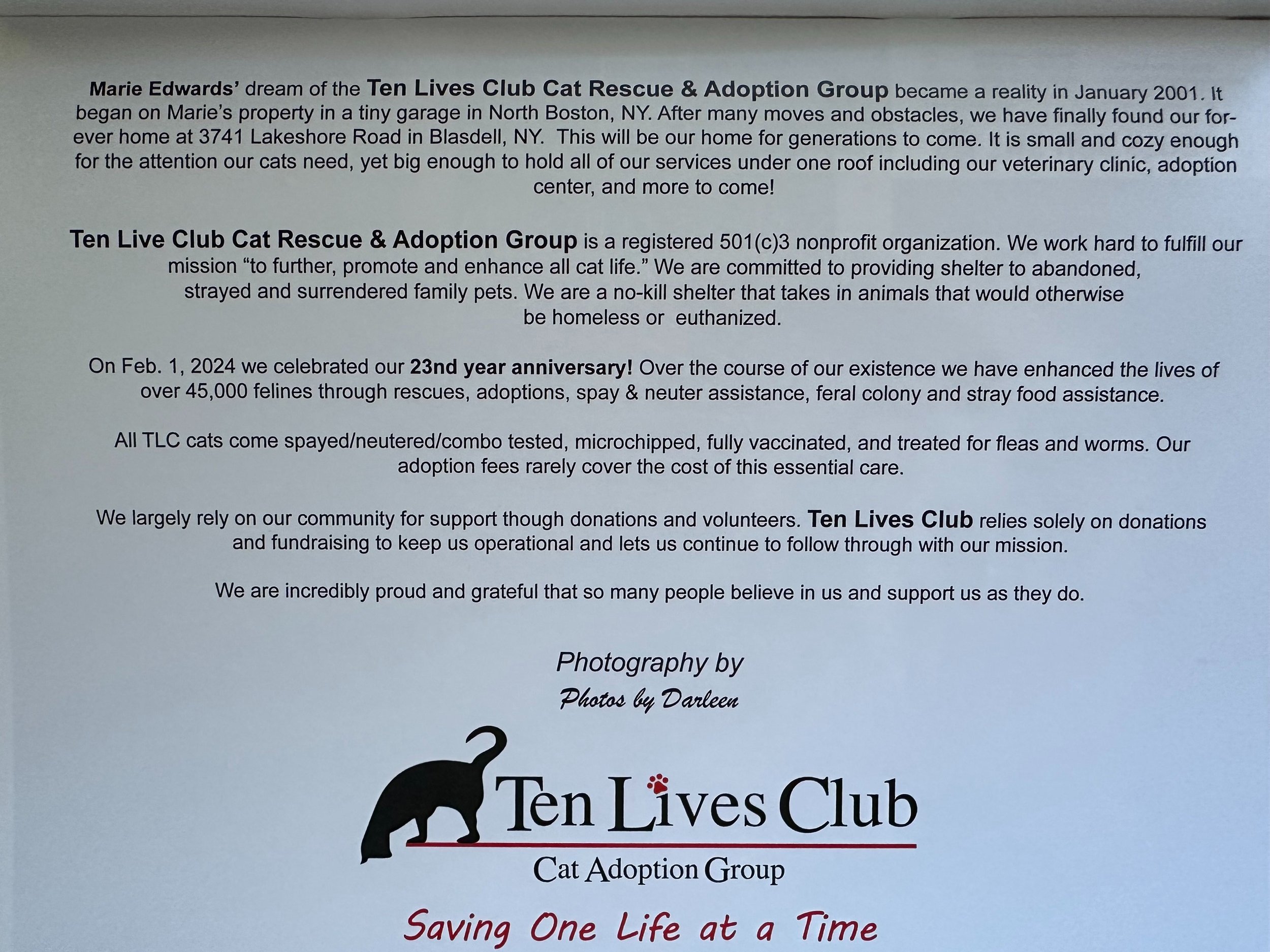 TLC Store — Ten Lives Club