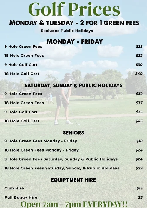 What's On — Palmerston Golf Course