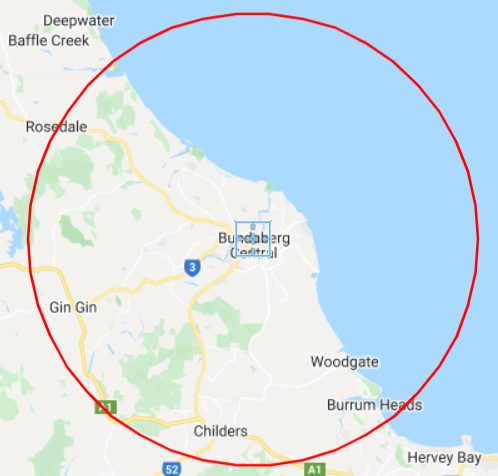 Bundaberg Radial Map - Workforce Advisory
