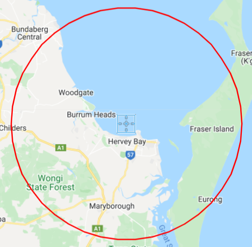 Hervey Bay Radial Map - Workforce Advisory
