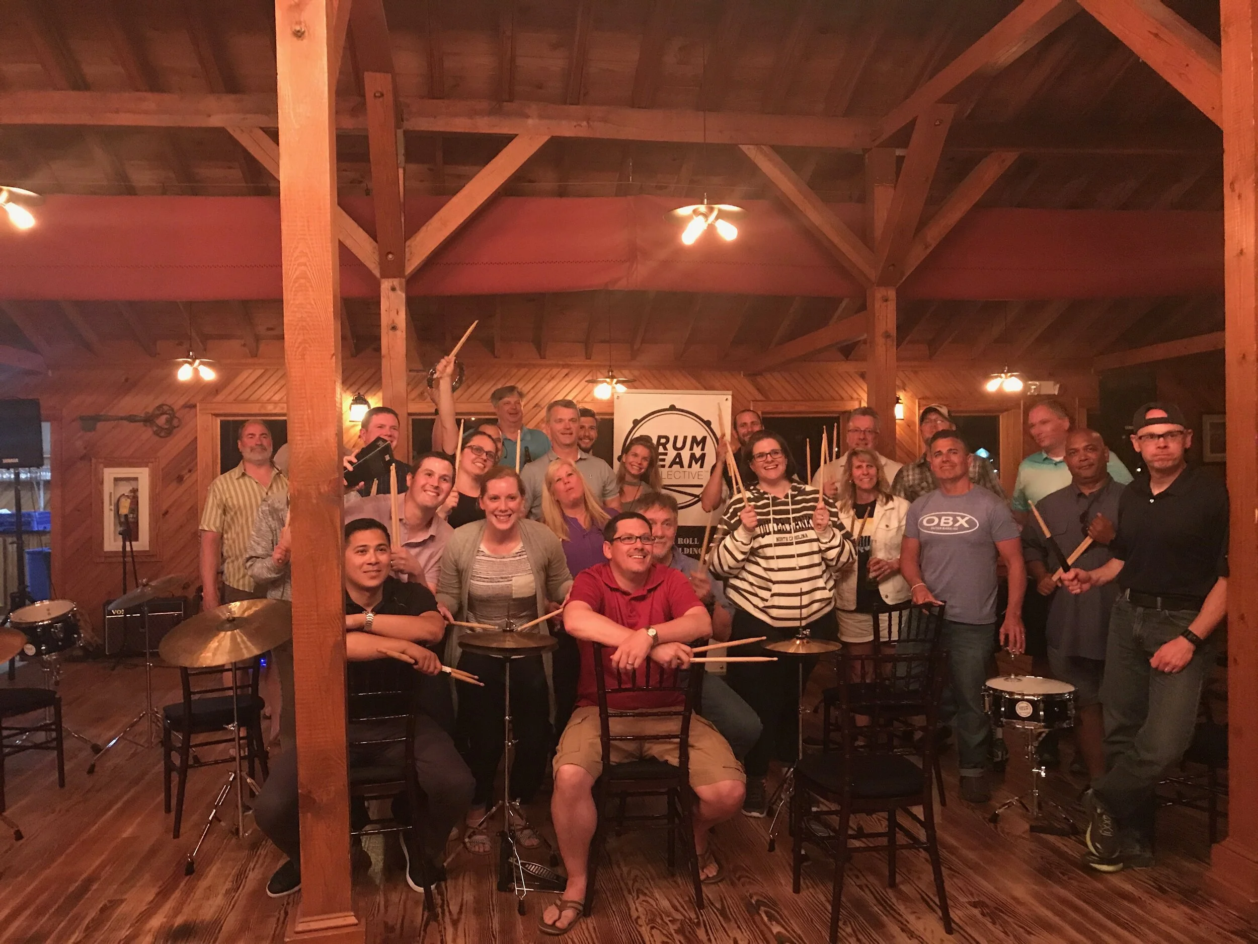 DRUM TEAM COLLECTIVE: Rock And Roll Team Building