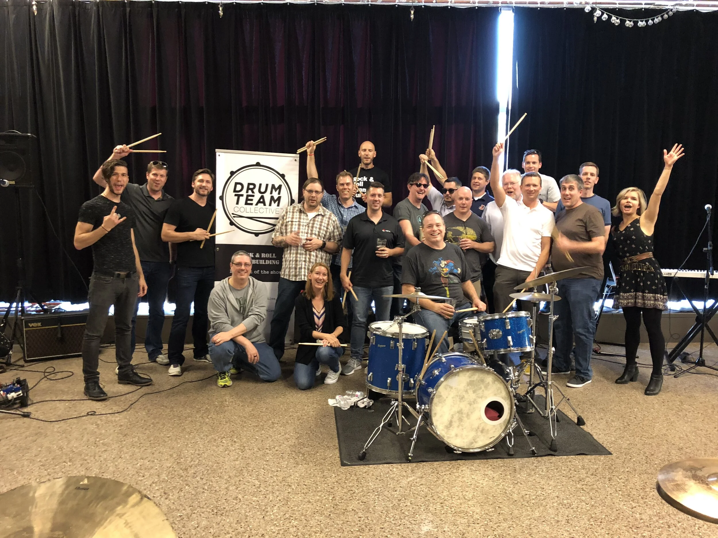 DRUM TEAM COLLECTIVE: Rock And Roll Team Building®