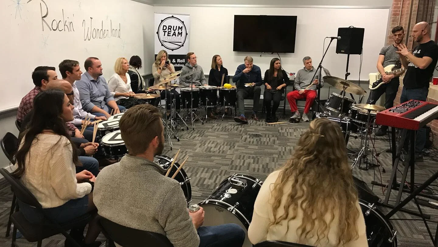 DRUM TEAM COLLECTIVE: Rock And Roll Team Building