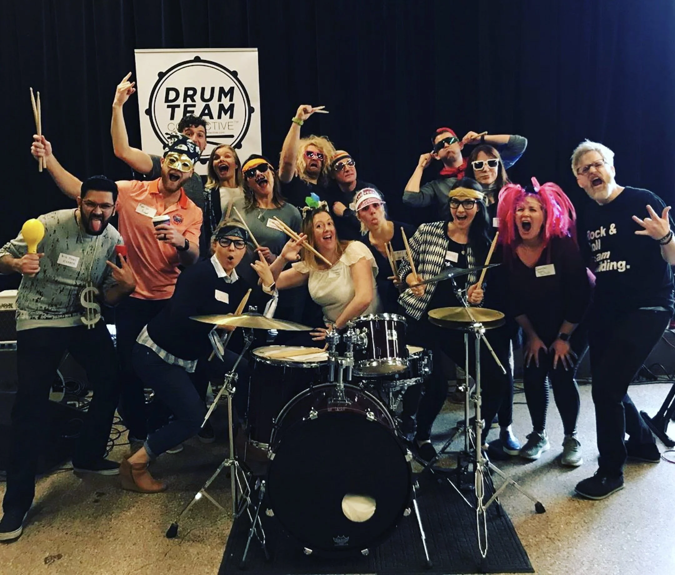 DRUM TEAM COLLECTIVE: Rock And Roll Team Building®