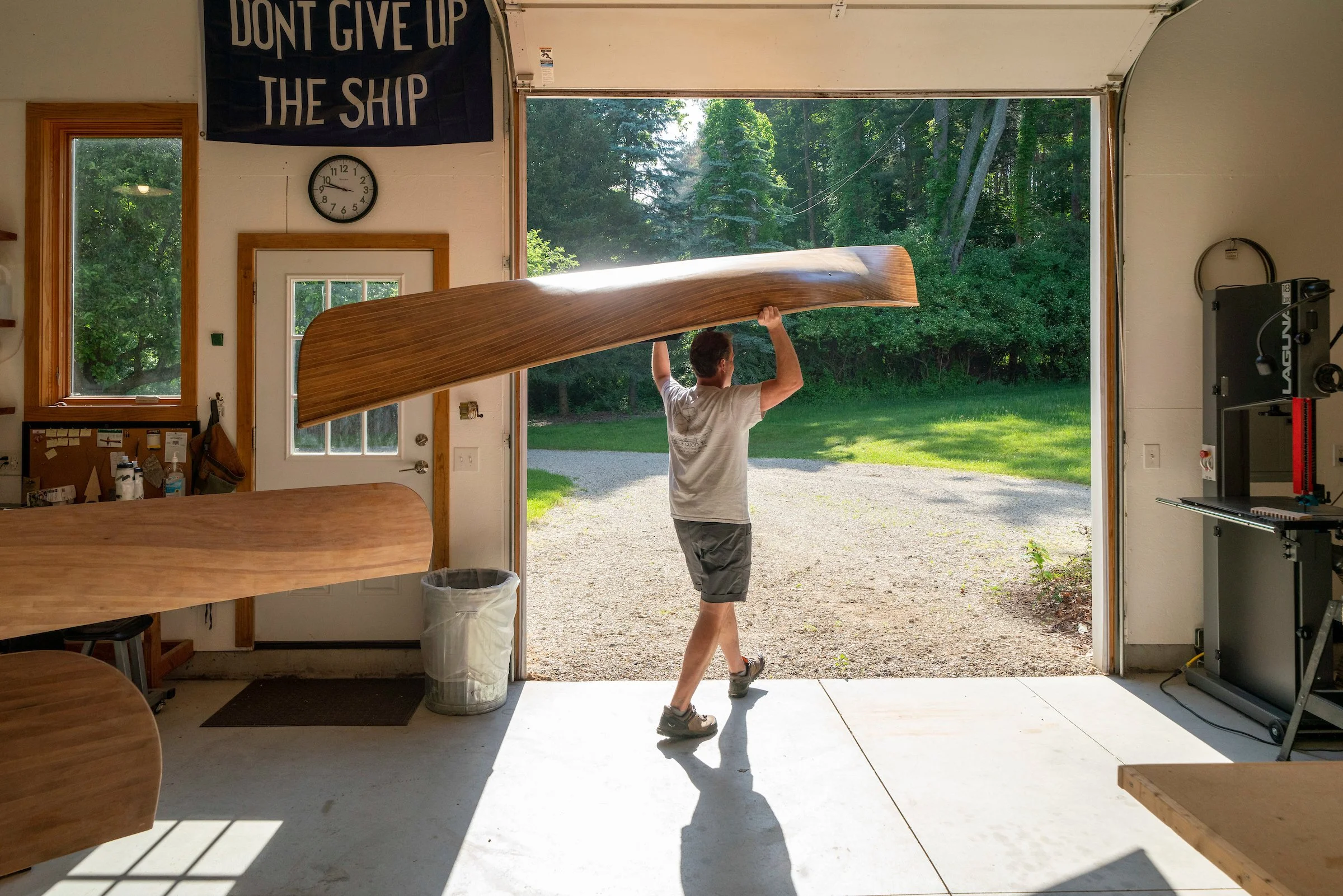 Lightweight, durable, hand-planked wooden canoes designed to paddle ...