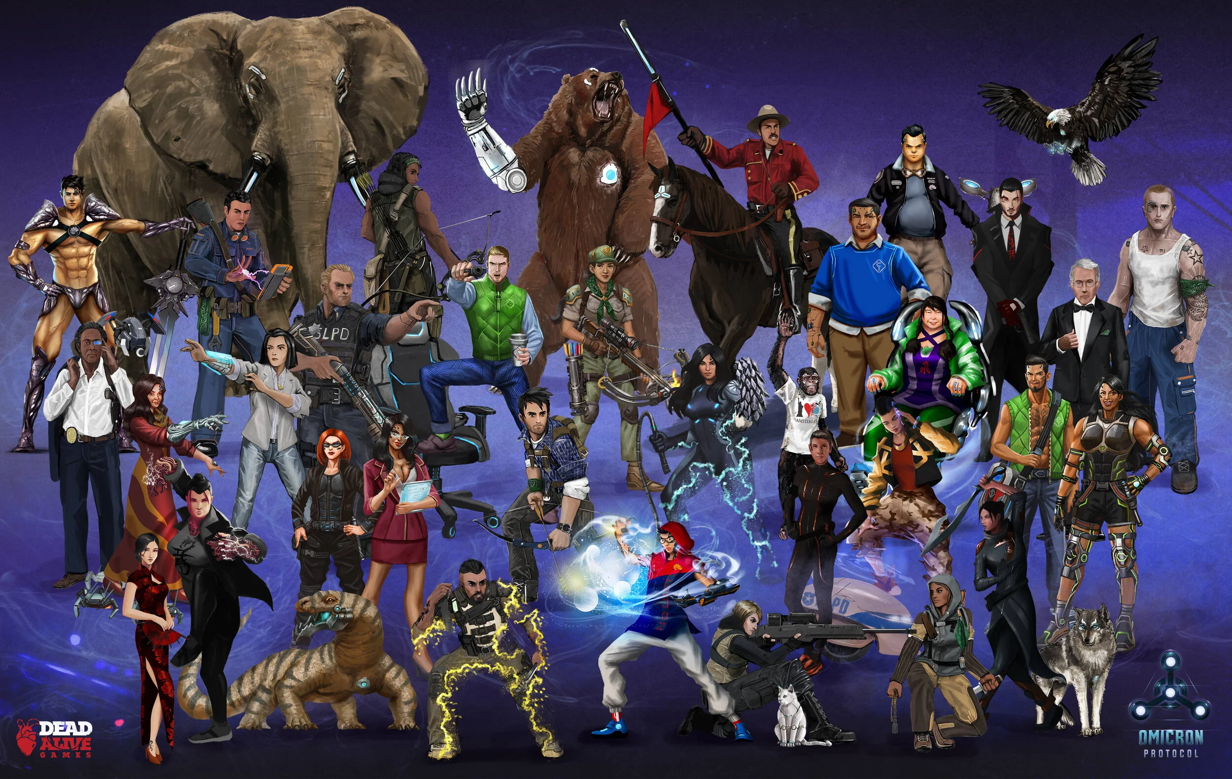 Dead Alive Games - Omicron Protocol