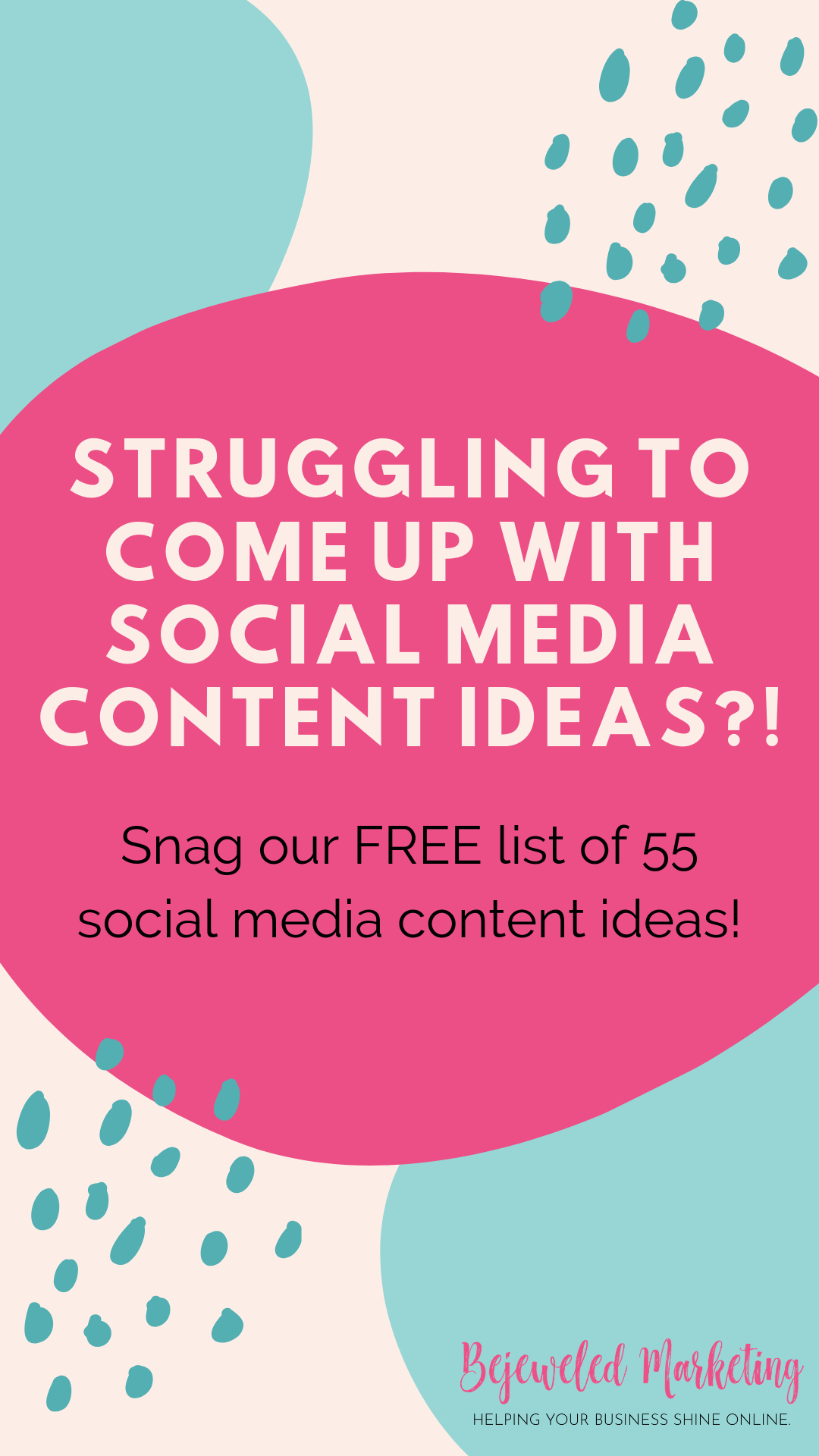 55 Social Media Content Ideas — Bejeweled Marketing | Social Media ...