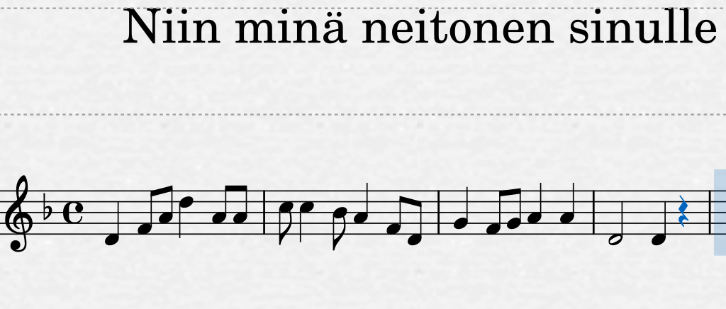 MuseScore Studion ensiaskeleet — Emute