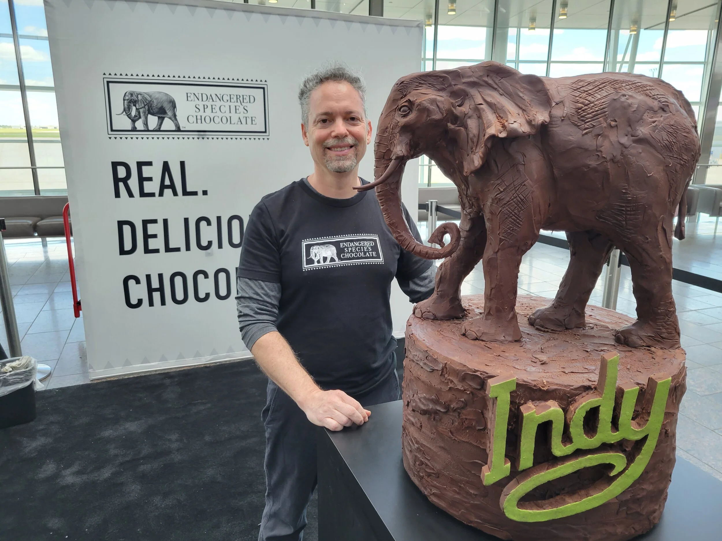 Giant Chocolate Sculpture