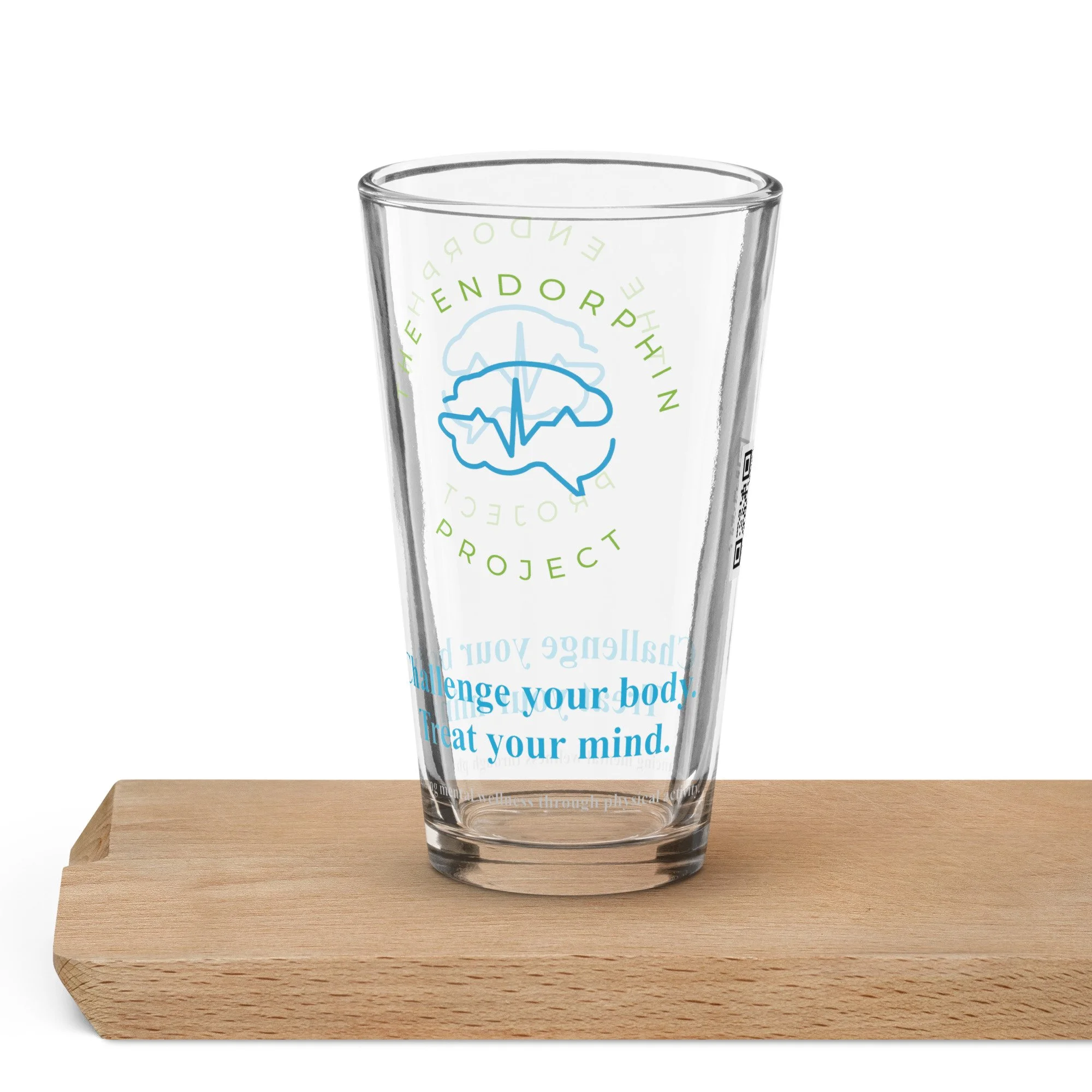 Shaker pint glass — The Endorphin Project