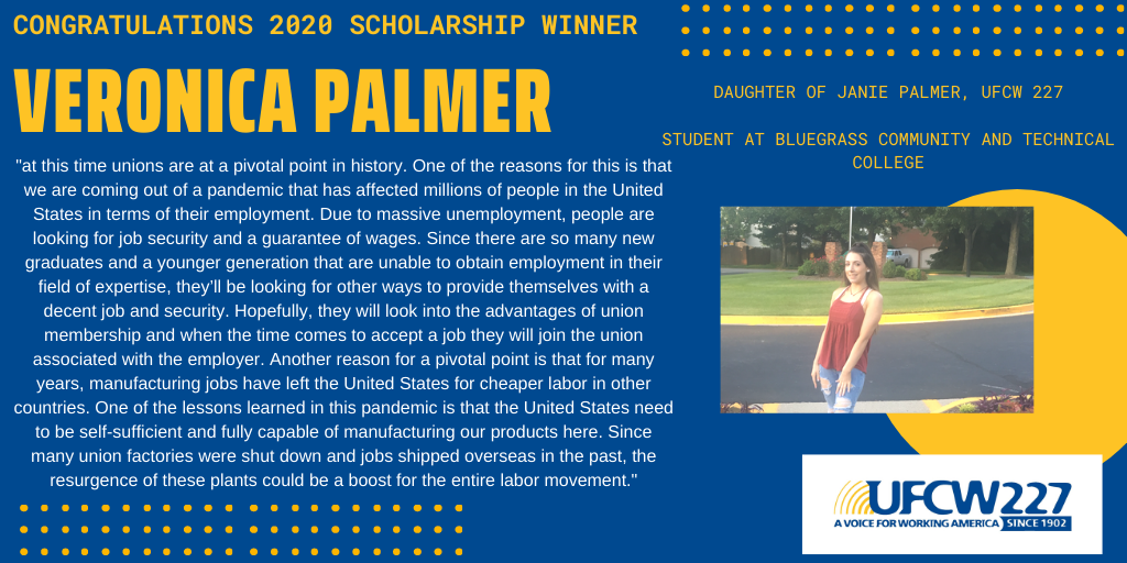UFCW 227 Foundation Awards $2,000 Scholarships to Five Kentucky ...