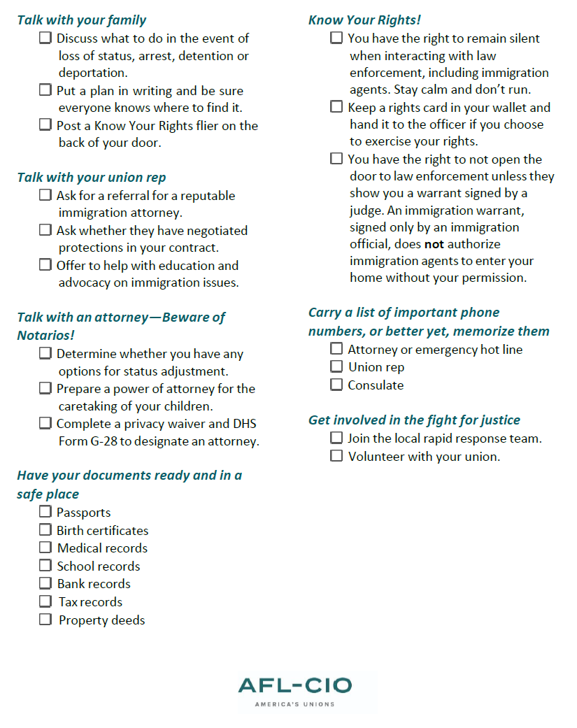 Know Your Rights: Immigration Resources for UFCW 227 Members and their ...