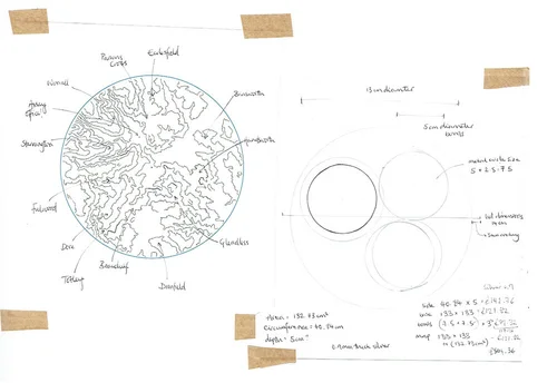 Sheffield Contour Map Cruet Set — Contour Map Collection