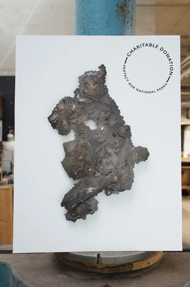 Snowdonia National Park Map — Contour Map Collection