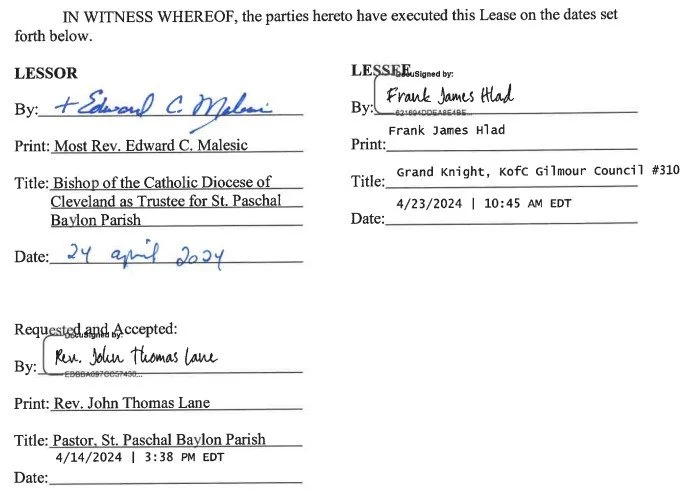 OpsCtr Lease — KofC310