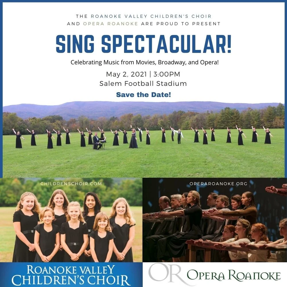 Upcoming & Past Performances — Roanoke Valley Children's Choir