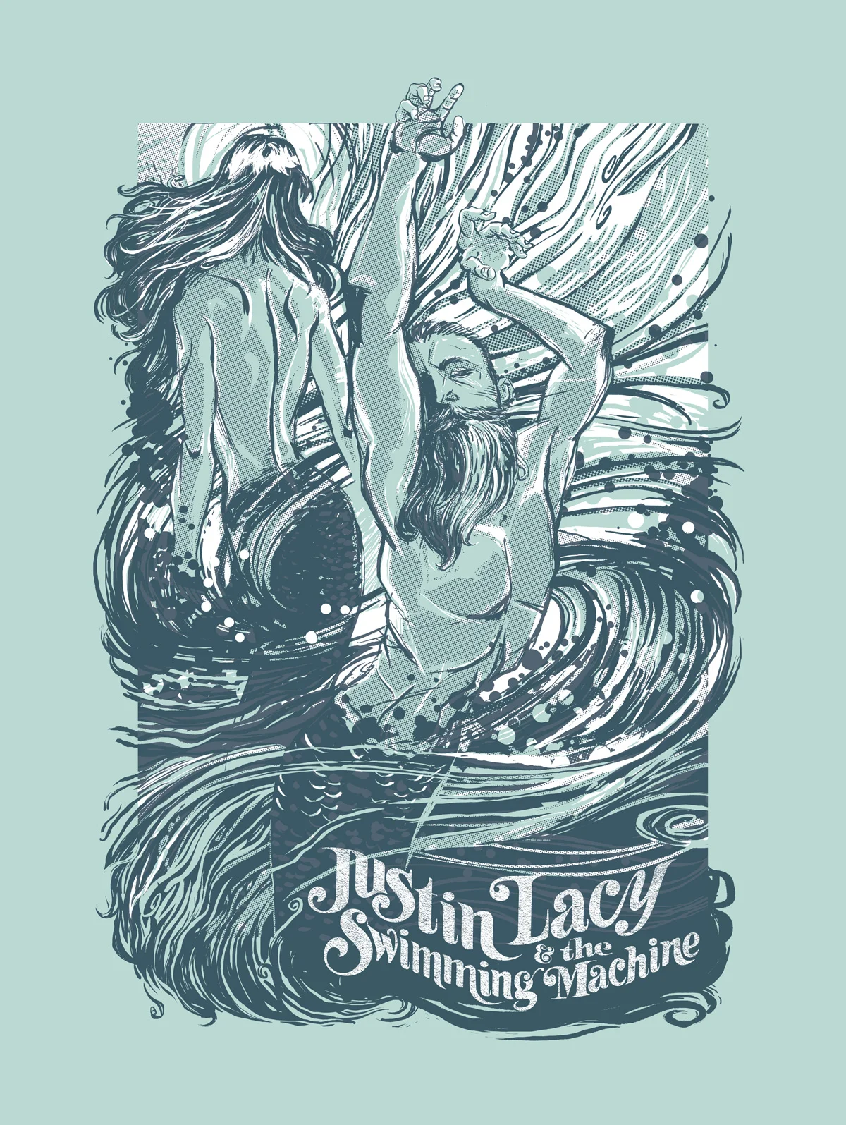 Swimming Machine Poster — Doc Reed