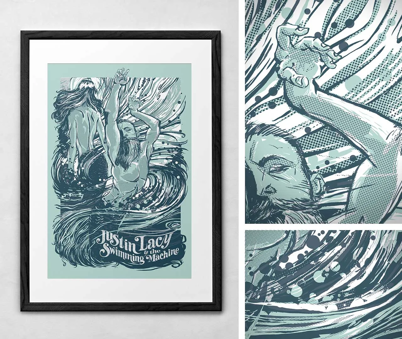 Swimming Machine Poster — Doc Reed