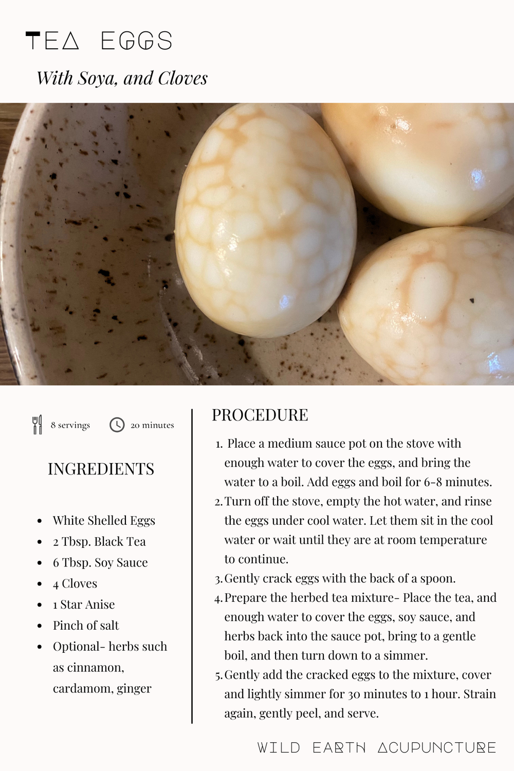 Tea Eggs — Wild Earth Acupuncture - Portland, Oregon