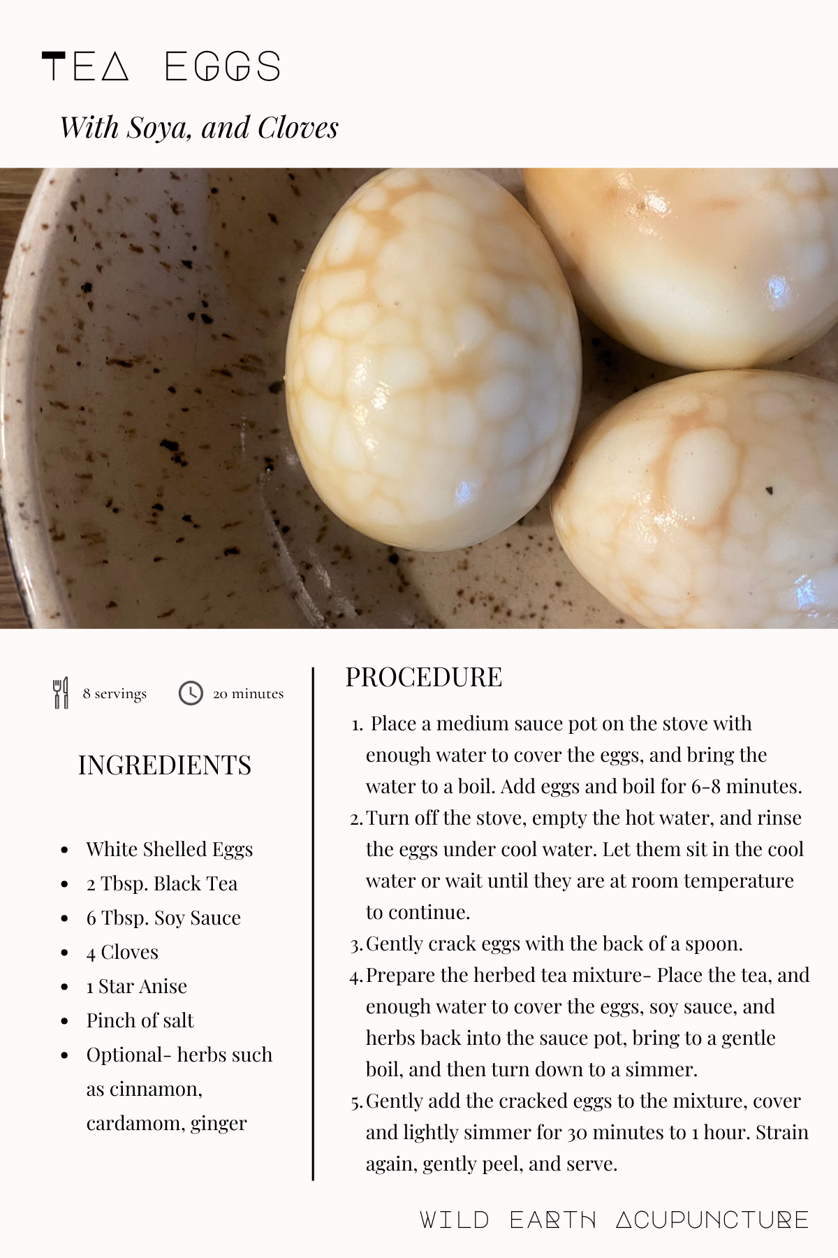 Tea Eggs — Wild Earth Acupuncture - Portland, Oregon