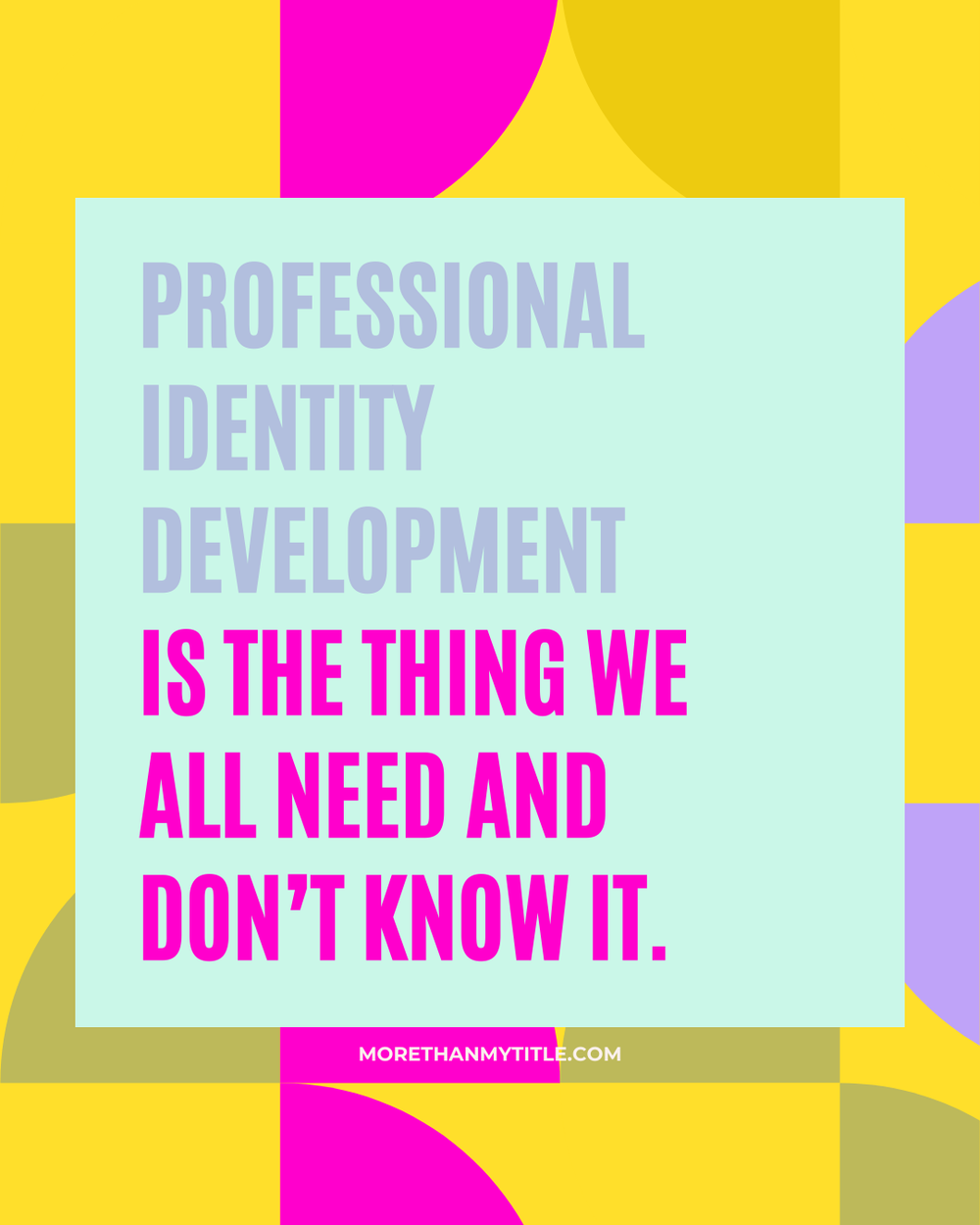 What is professional identity development and why we need it in ...