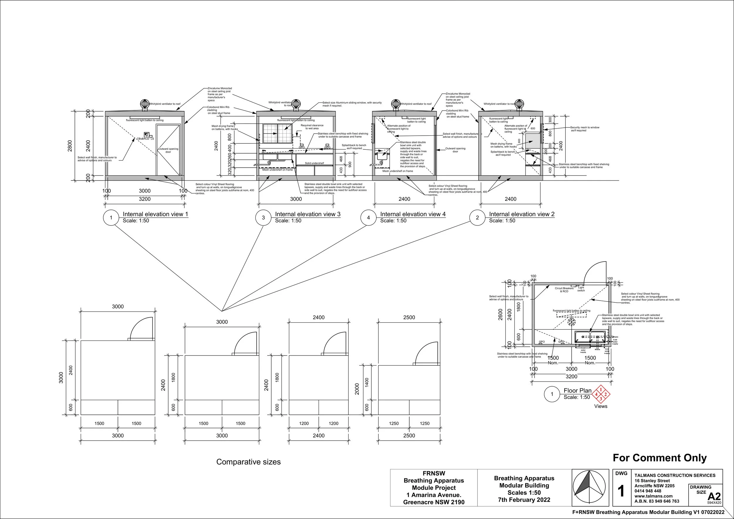 FRNSW Breathing Apparatus Modular Building — Talmans.com