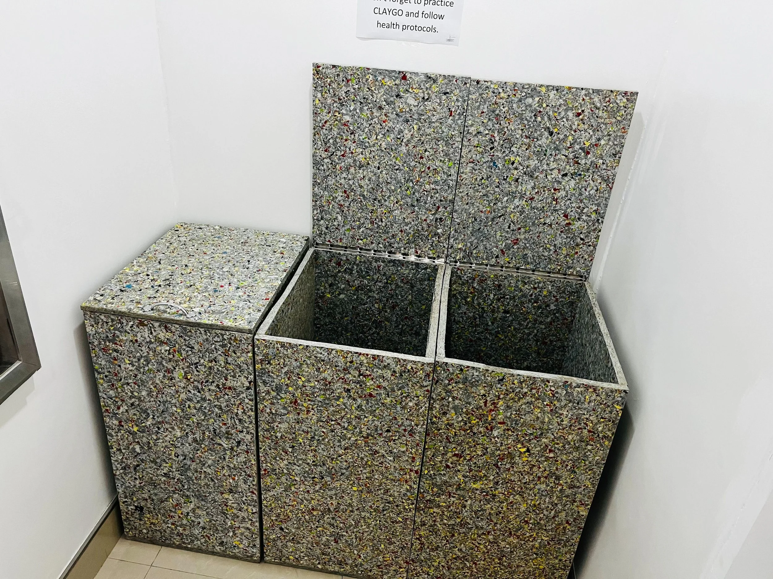 Recycled plastic boards made in the Philippines — The Plastic Flamingo