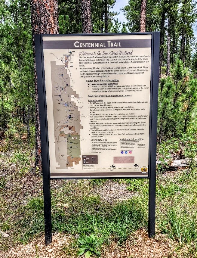 South Dakota Centennial Trail - Iron Creek to Big Pine — Black Hills ...