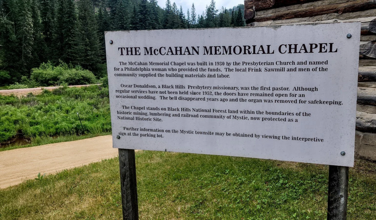 McCahan Memorial Chapel — Black Hills Hiking, Biking, and More