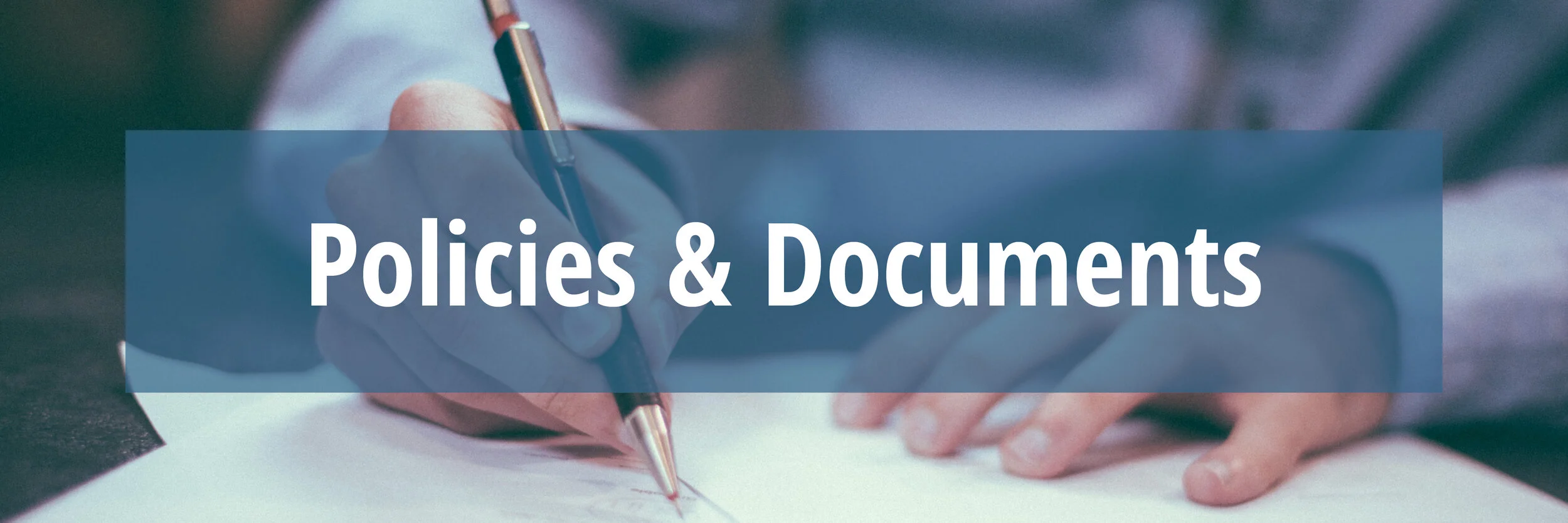 Policies And Procedures Banner