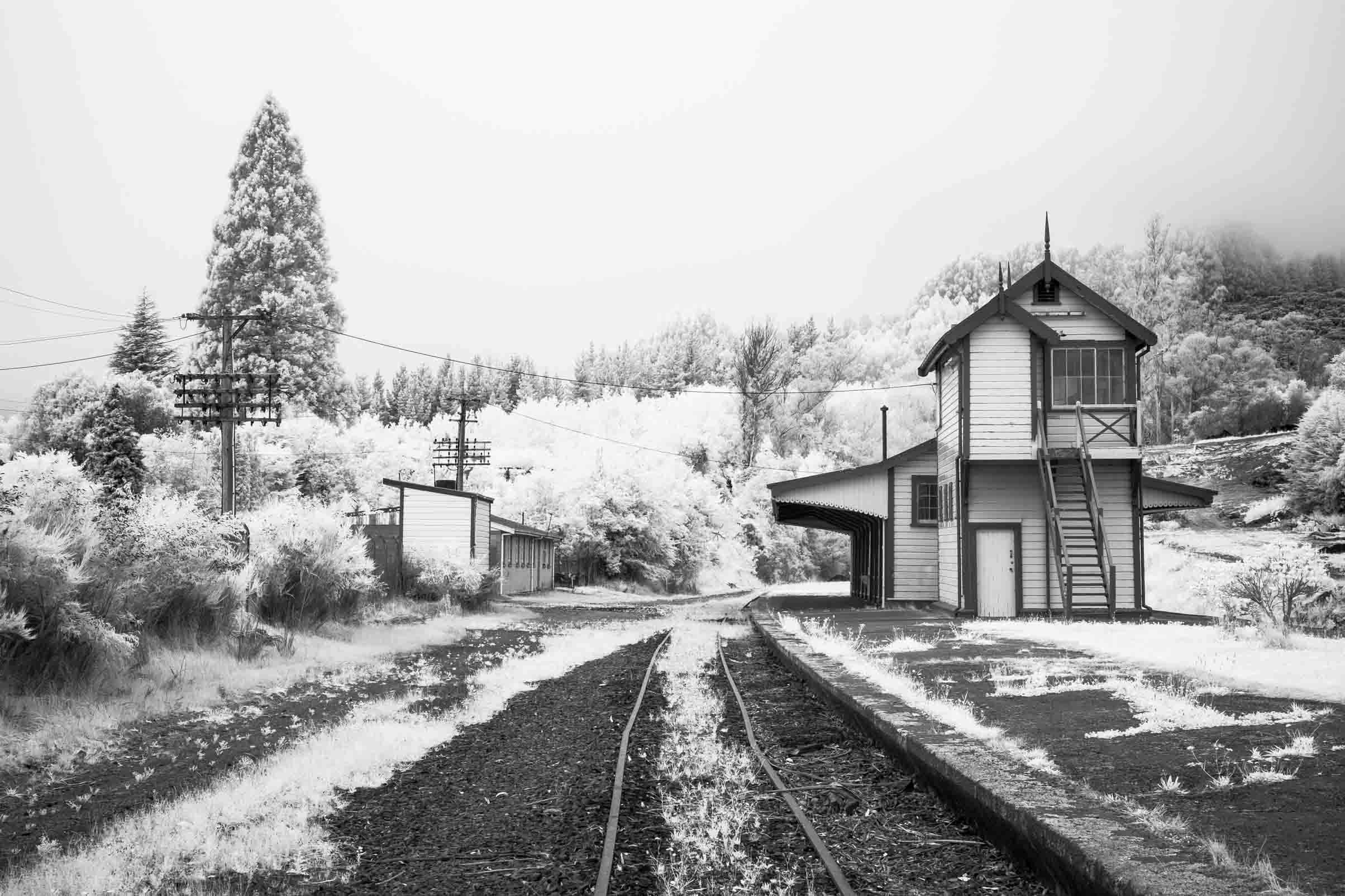 Infrared Photography - Wingatui Railway Station — Trev Hill | Dunedin ...
