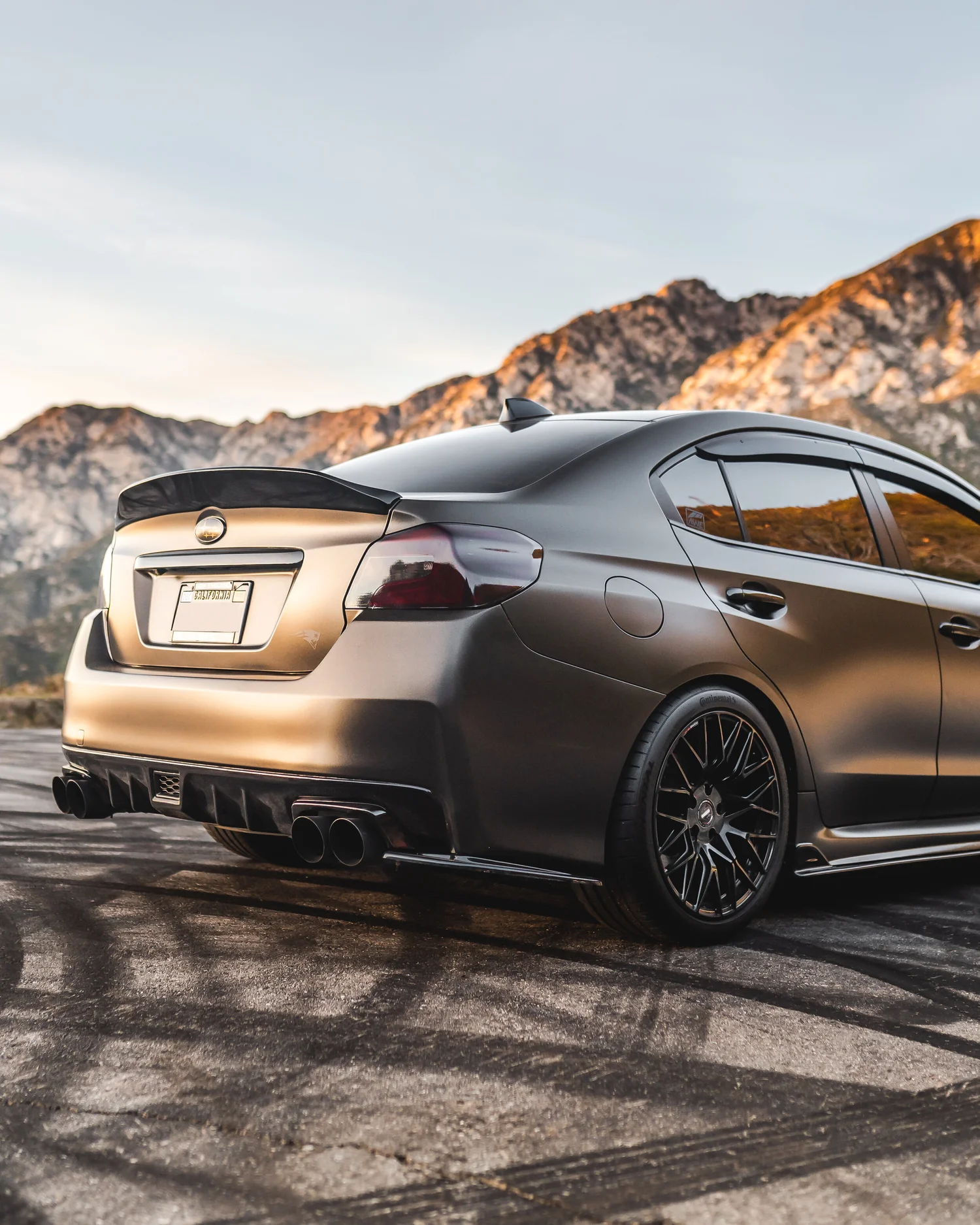 Alex's WRX for MOMO Wheels — CRVN.