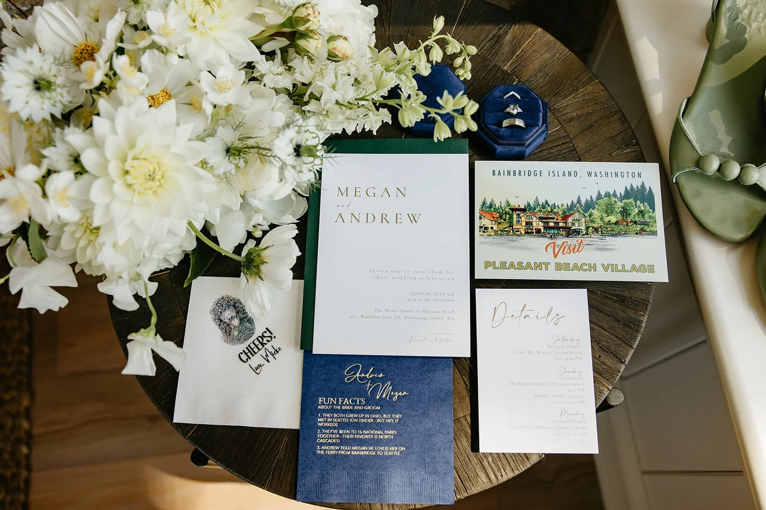 Carefree Bainbridge Island Wedding at the Manor House — Tapestry Event ...