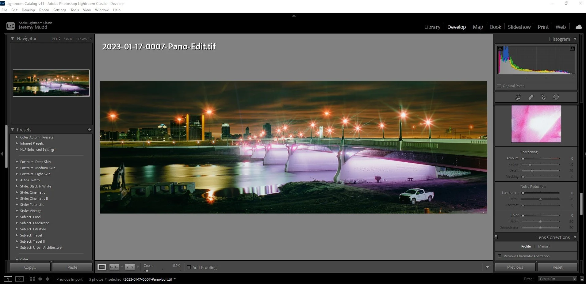 Panoramic Scans with the Nikon CoolScan V — Jeremy Mudd Photography