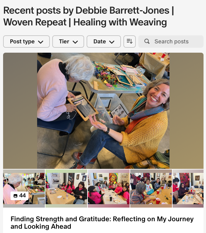 Patreon — Debbie Barrett-Jones