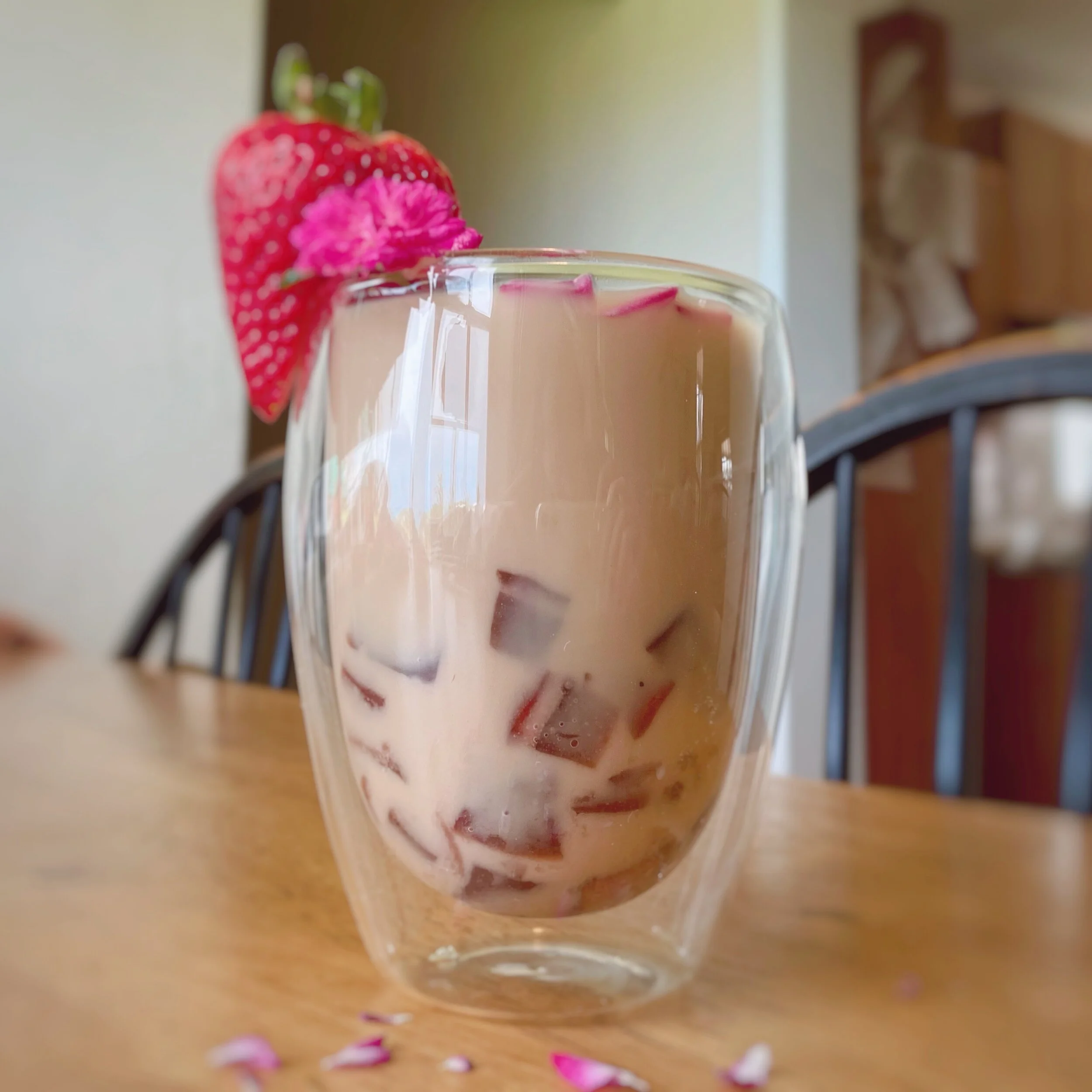 Jelly Tea with Strawberries and Cream - Rosie Loves Tea