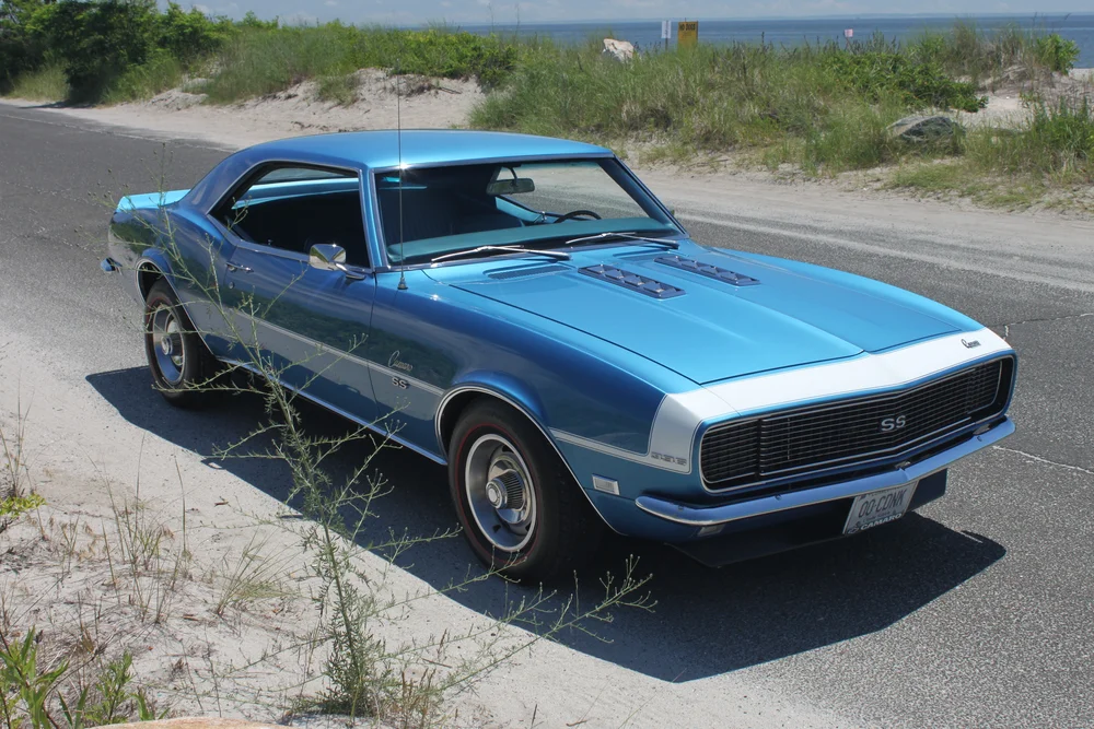 1968 Camaro Rs Blue