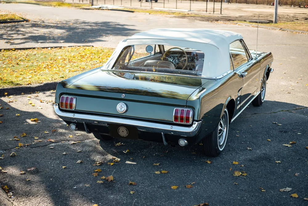 60s Ivy Green Mustang Convertible