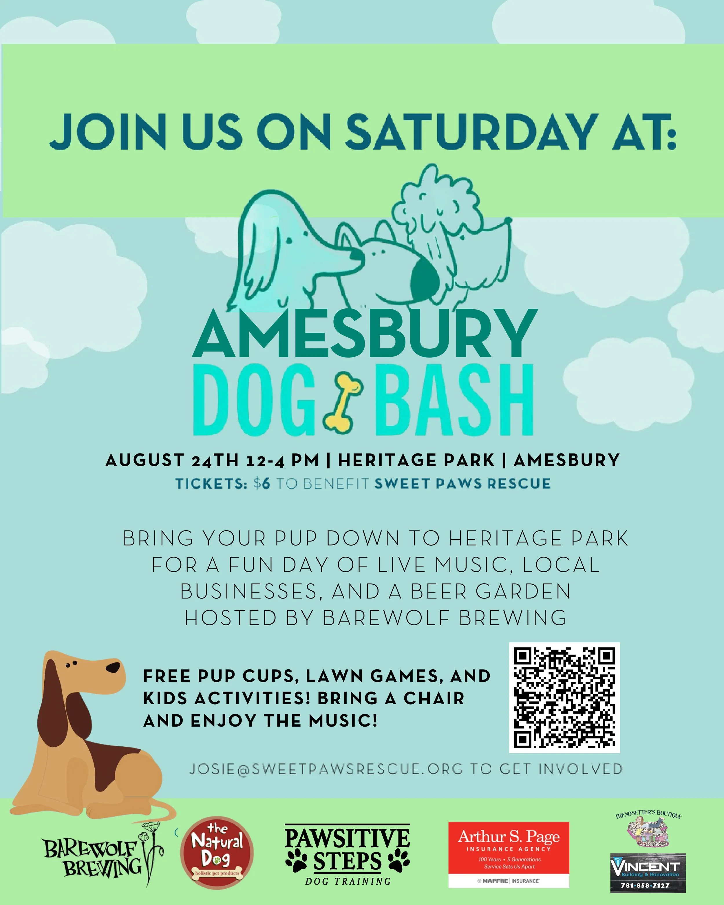 Amesbury Dog Bash Fundraiser — Sweet Paws Rescue